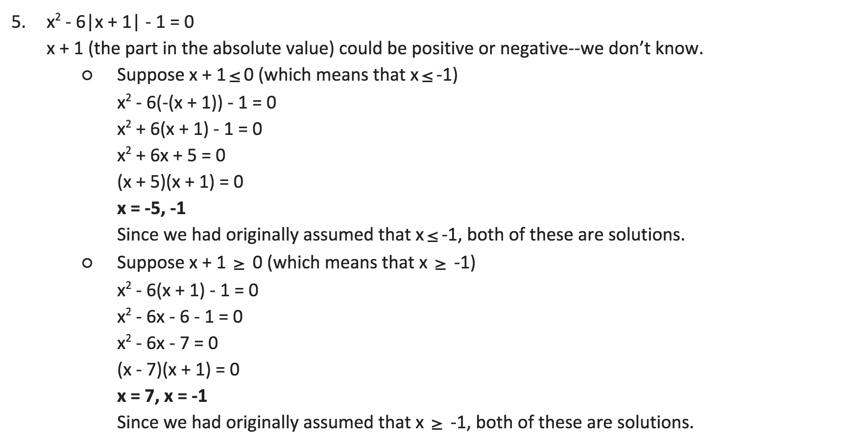 Solutions- Solve equations involving absolute value – 4 – TURN THE WHEEL